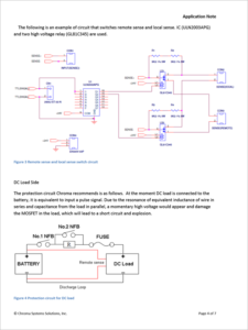 Battery Test Protection - Battery Charge and Discharge Test