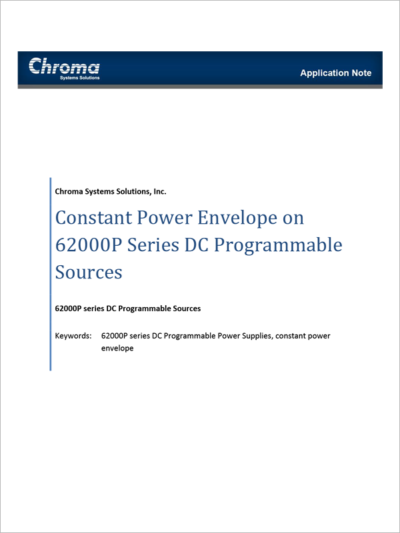 Programmable DC Power Supply