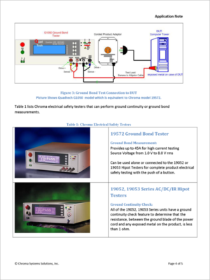 Ground Bond, Ground Continuity and Earth Continuity