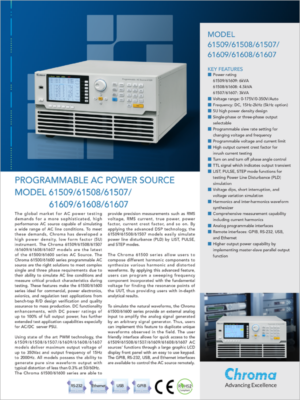 Programmable AC Power Sources
