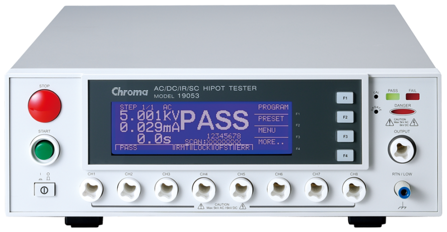 Insulation Resistance Test > Chroma