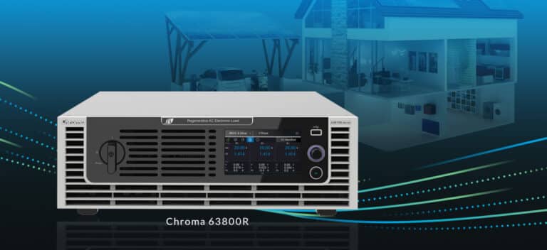 High-Power Regenerative AC Electronic Load Released by Chroma High-Power Regenerative AC Electronic Load Released by Chroma