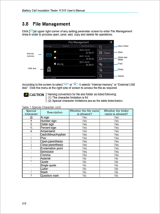 Manuals | Battery Cell Insulation Tester 11210